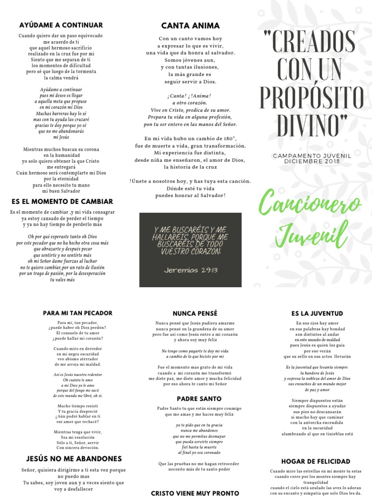 Creados Con Un Propósito Divino | PDF | Cristo (título) | Amor