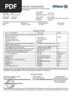 Travel Insurance Certificate Schengen | PDF | Insurance | Public Services