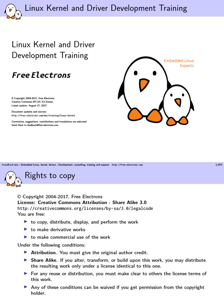 Linux Kernel Slides | PDF | Kernel (Operating System) | Free Software