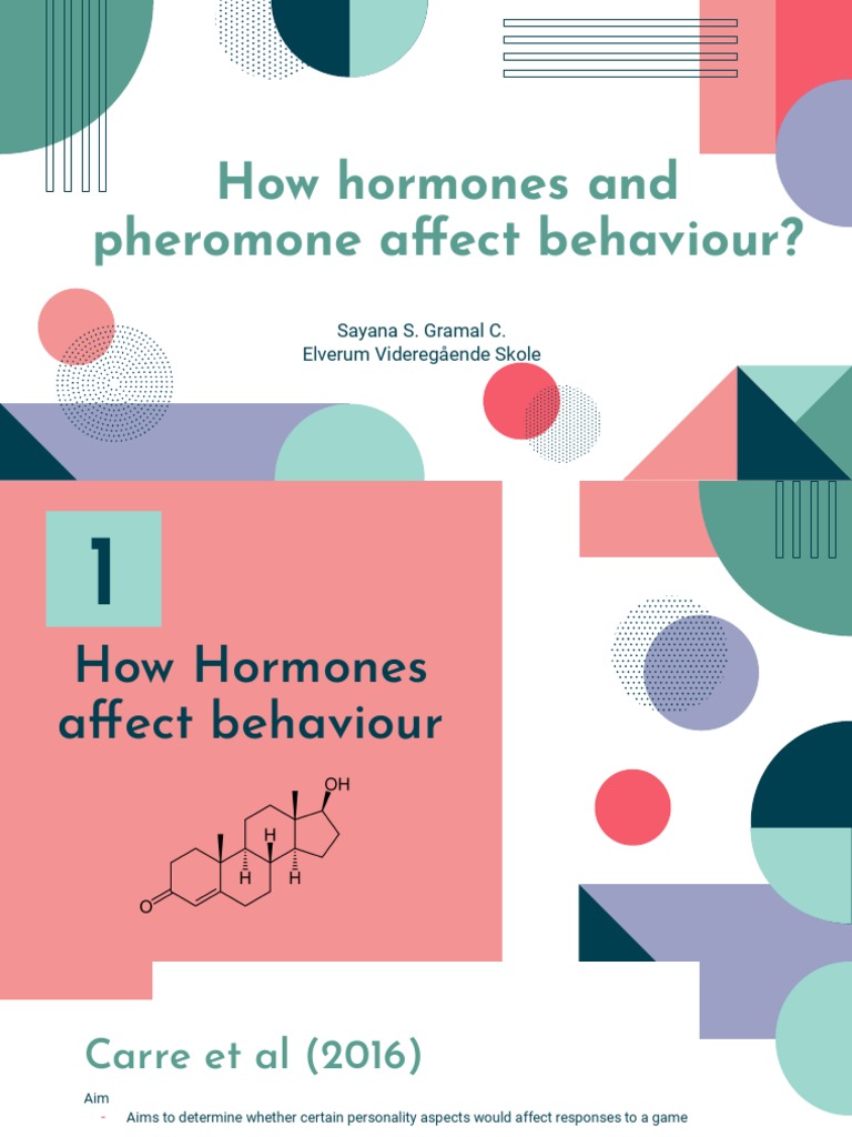 How Hormones and Pheromone Affect Behaviour? | PDF | Odor | Aggression