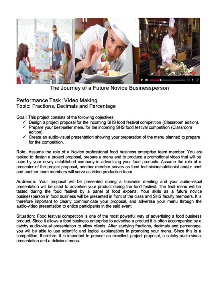 Qdoc - Tips - Performance Task 1 in Business Math | PDF | Foods