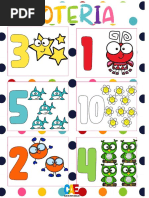 Lotería de Números del 1 al 20 | PDF | Rectángulo | Politopos