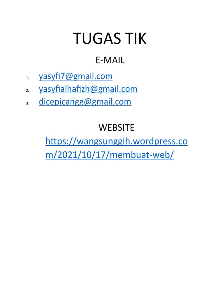 Tugas Tik | PDF