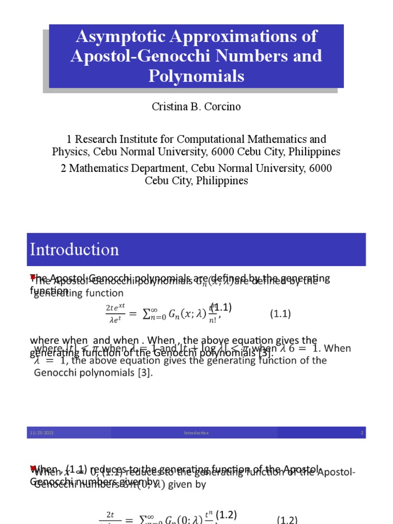 Asymptotic Approximations Of Apostol Genocchi Numbers And Polynomials