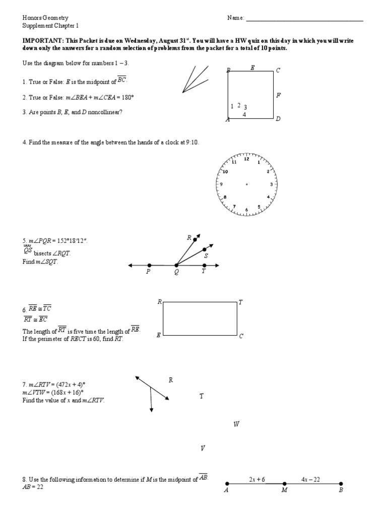 Chapter 1 Supplement | PDF | Mathematics | Elementary Mathematics