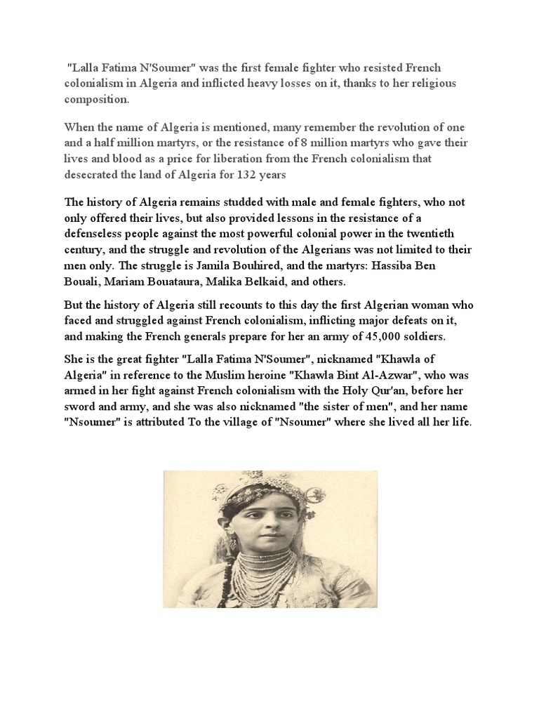 Lalla Fatima N | PDF | History