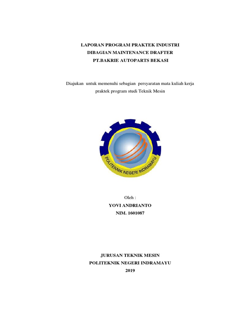 Laporan Praktik Industri di Bakrie Autoparts | PDF