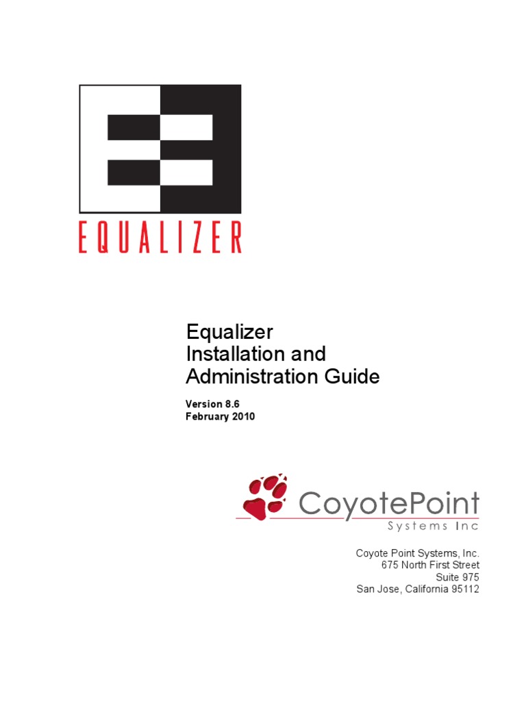 Coyote Point Equalizer Administration | PDF | Load Balancing (Computing) | File Transfer Protocol