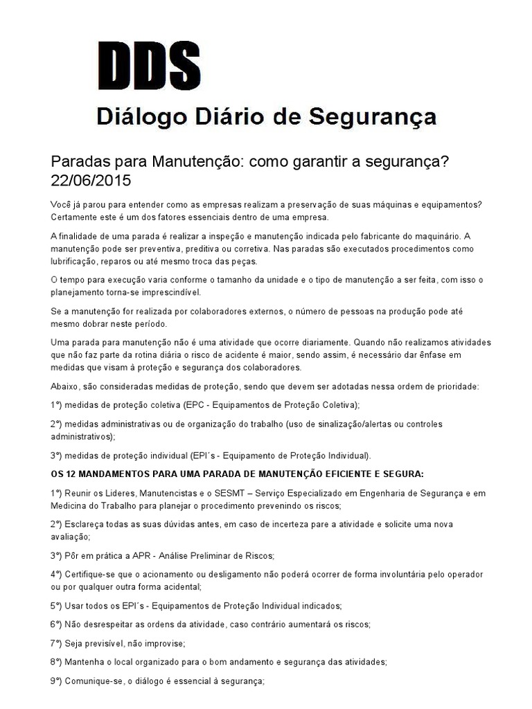 Modelo de DDS | Download grátis PDF | Parafuso | Capacete