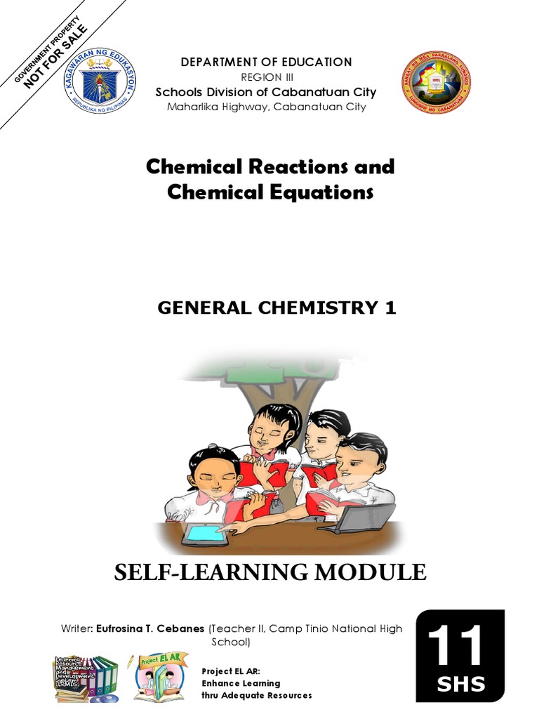 Chemical Reactions and Chemical Equations: General Chemistry 1 ...