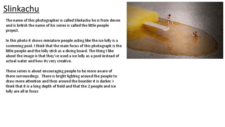 Slinkachu Information | PDF