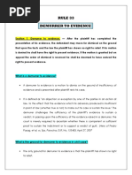 5demurrer To Evidence - Trial (Rule 119) - Criminal Procedure | PDF | Demurrer | Prosecutor
