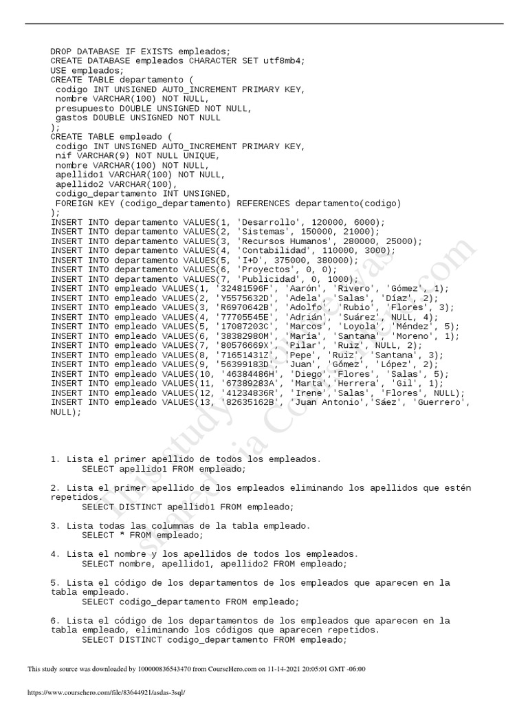 Asdas 3 .SQL | PDF | Modelado científico | Diseño de software