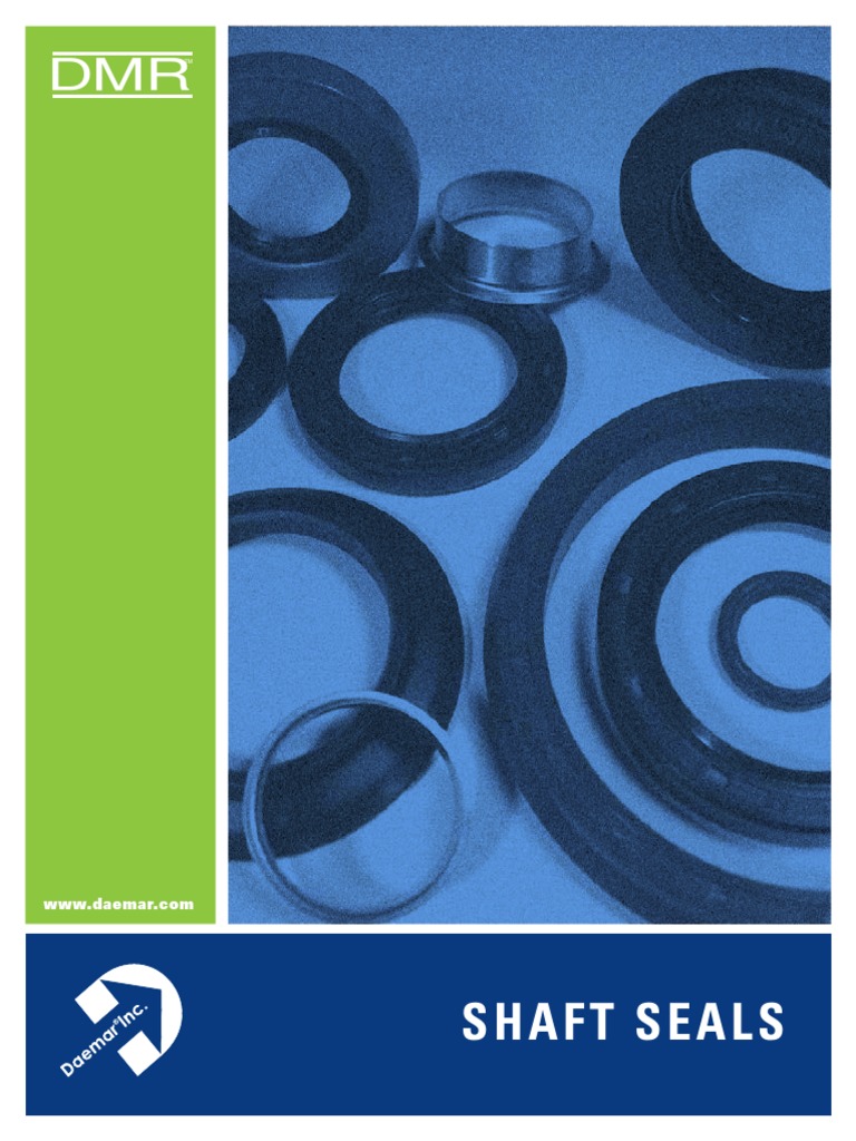 Daemar DMR Shaft Seals Catalogue C0A 003 W | PDF | Silicone | Bearing ...