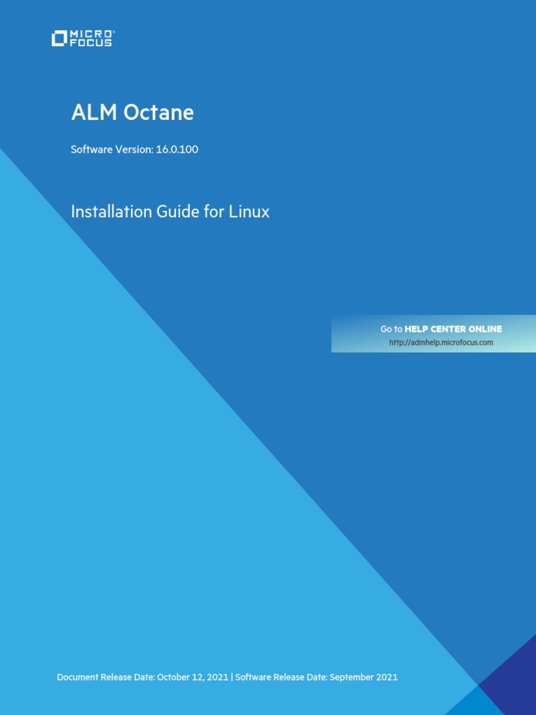ALM Octane Installation Guidev16-Linux | PDF | Computer Cluster | Databases