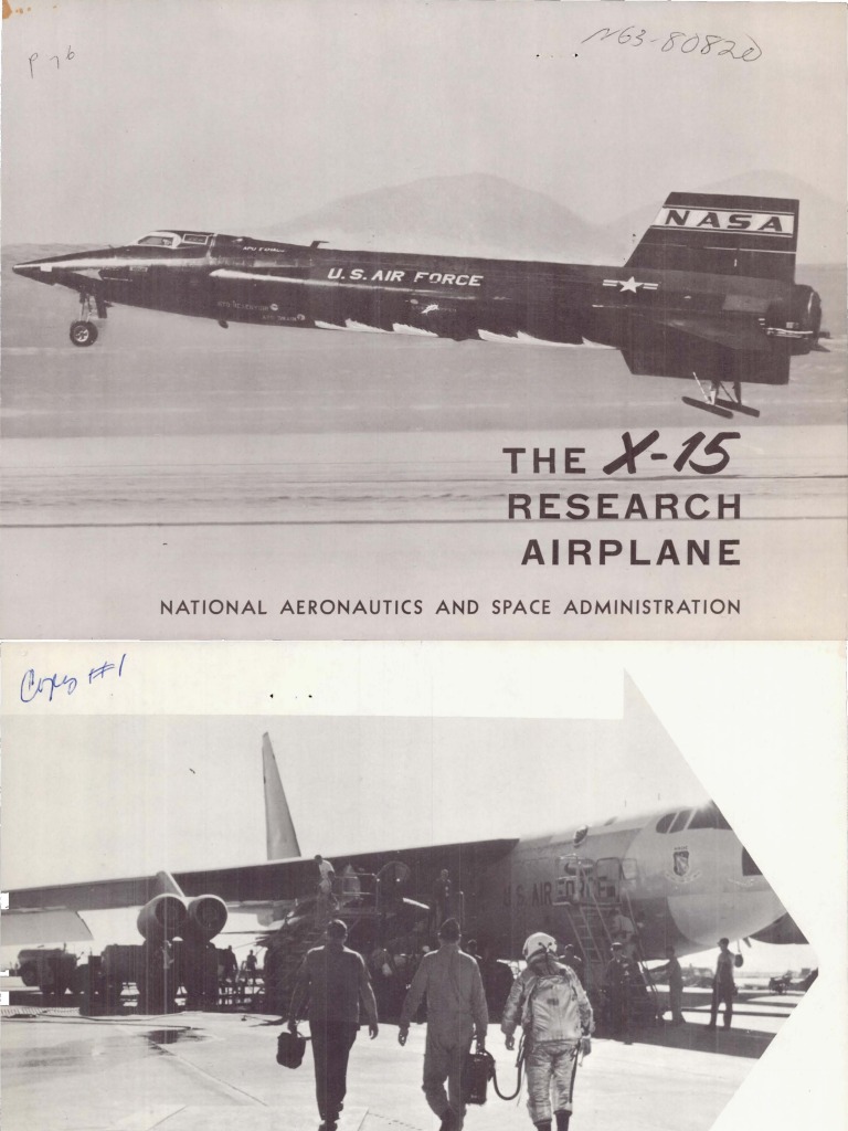 The X-15 Research Airplane | PDF | North American X 15 | Airplane