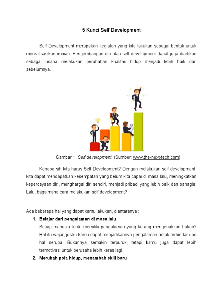 Tugas Artikel Self Development | PDF