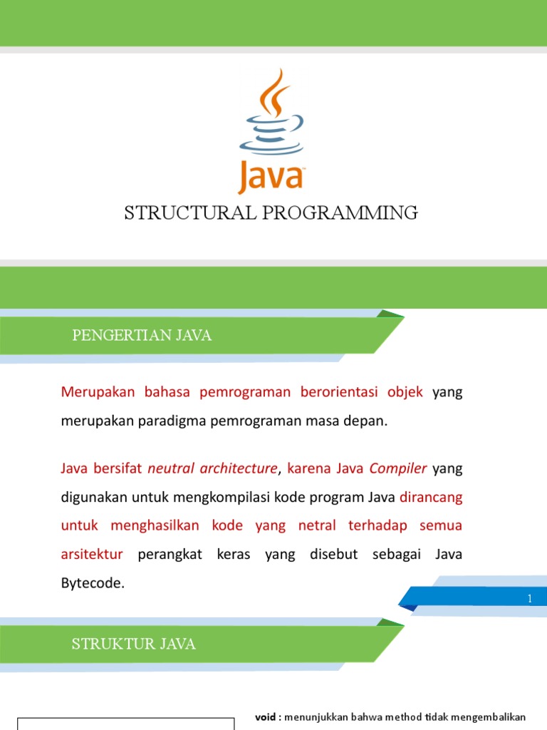 Strukrur Program Java | PDF