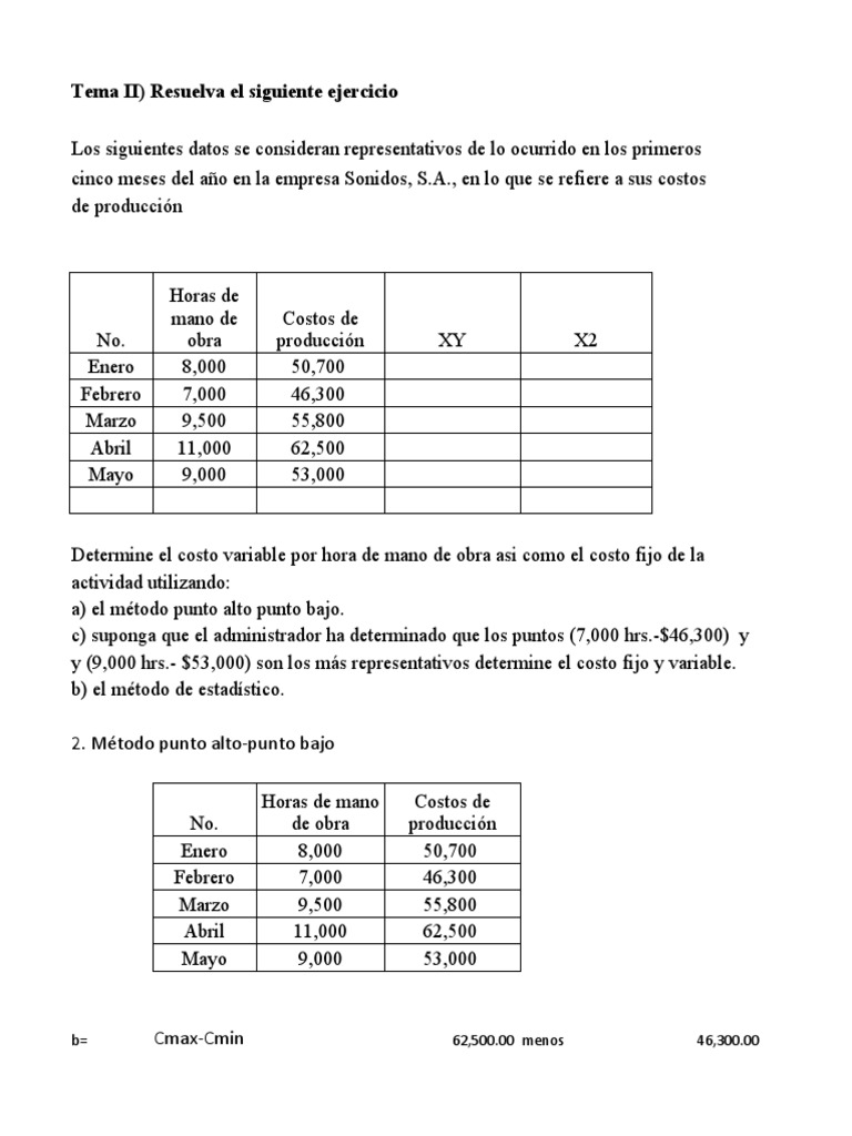Parte 2 Del Primer Parcial de Contabilidad Administrativa | PDF