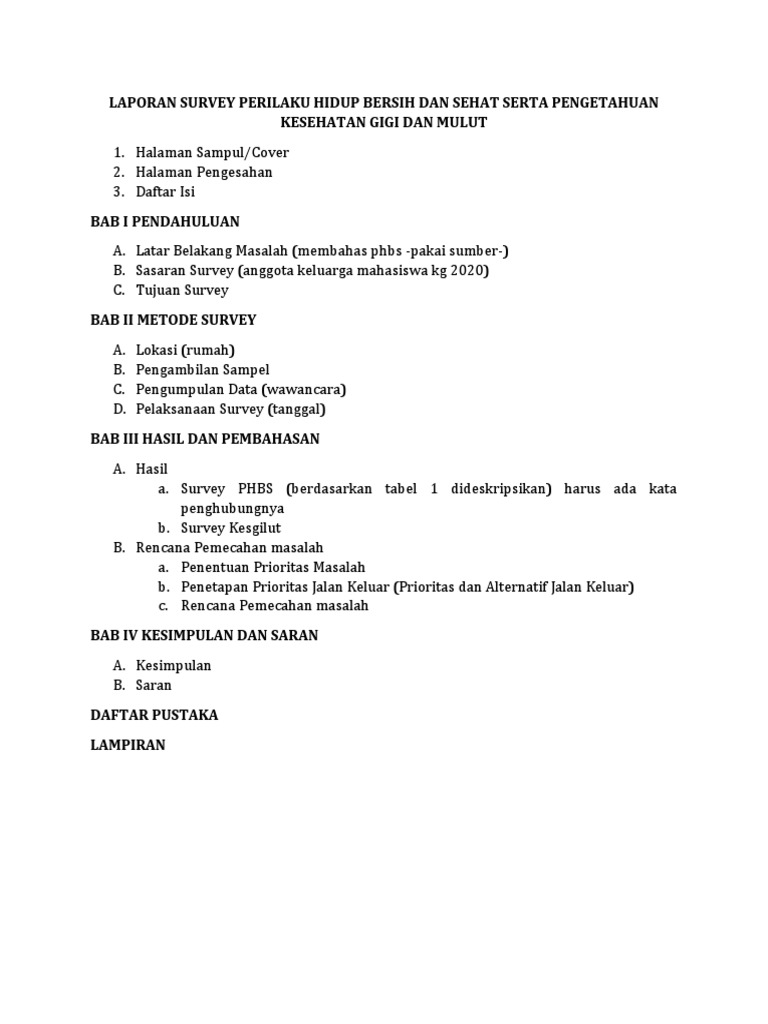 Format Laporan FST Blok 9 | PDF