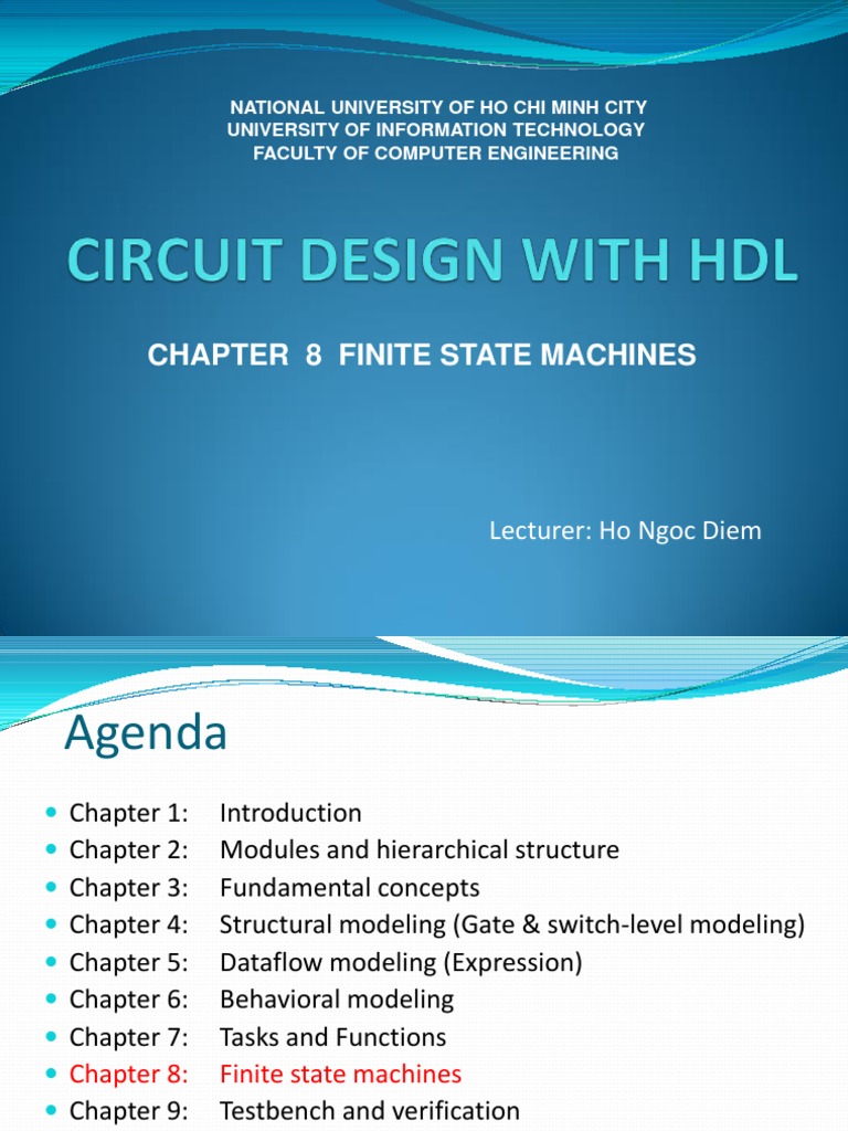 Chapter 8 - Finite State Machines | PDF | Hardware Description Language ...