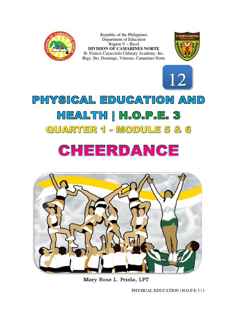 HOPE 3 MODULE 5 and 6 WEEK 5 and 6 FINAL | PDF | Cheerleading | Dances