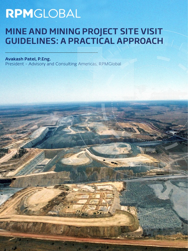 Mine and Mining Project Site Visit Guidelines: A Practical Approach ...