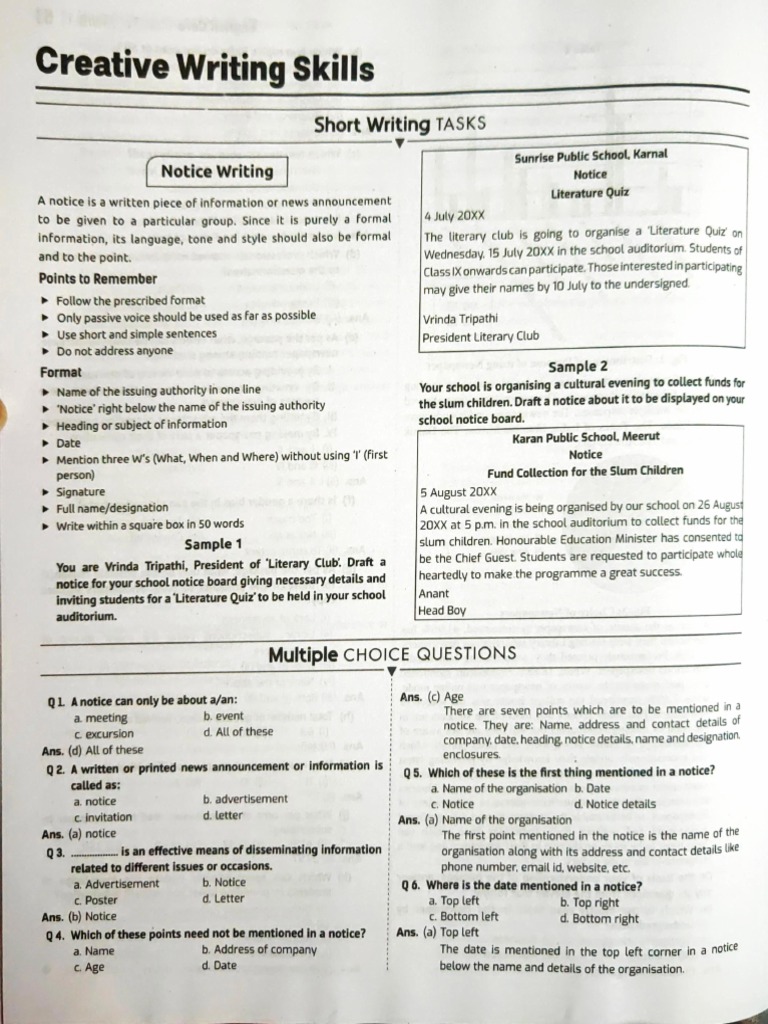 MCQ WritingSkillsXII (2020 21) | PDF | Advertising | Sales