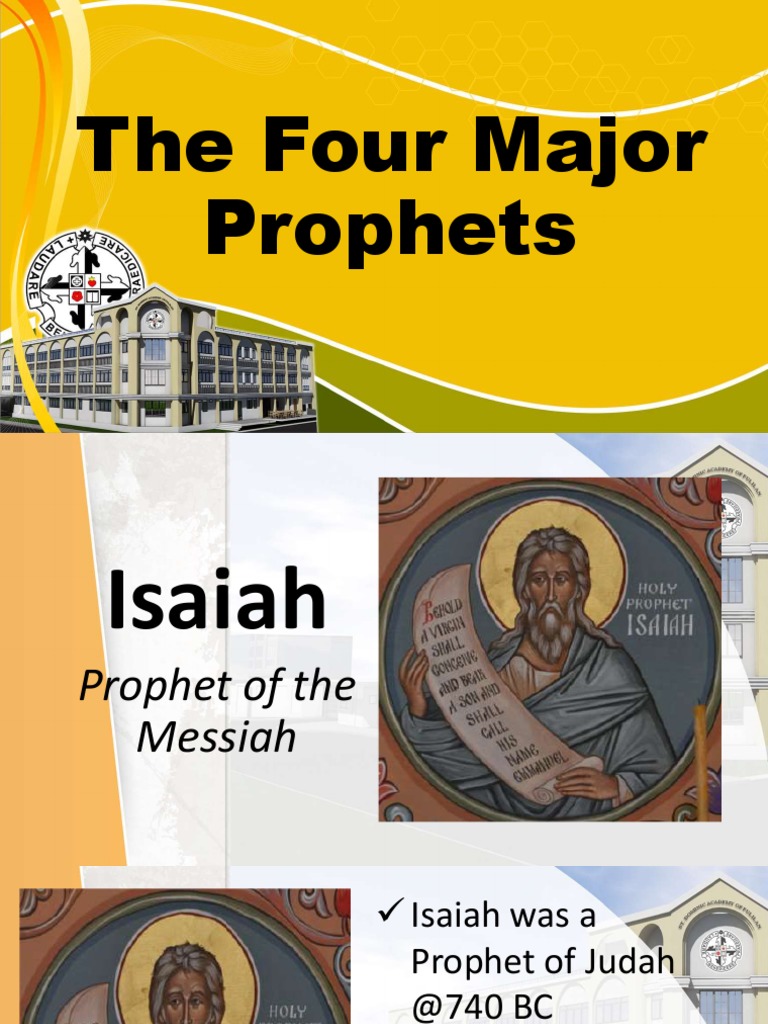Major and Minor Prophets | PDF | Daniel (Biblical Figure) | Jeremiah