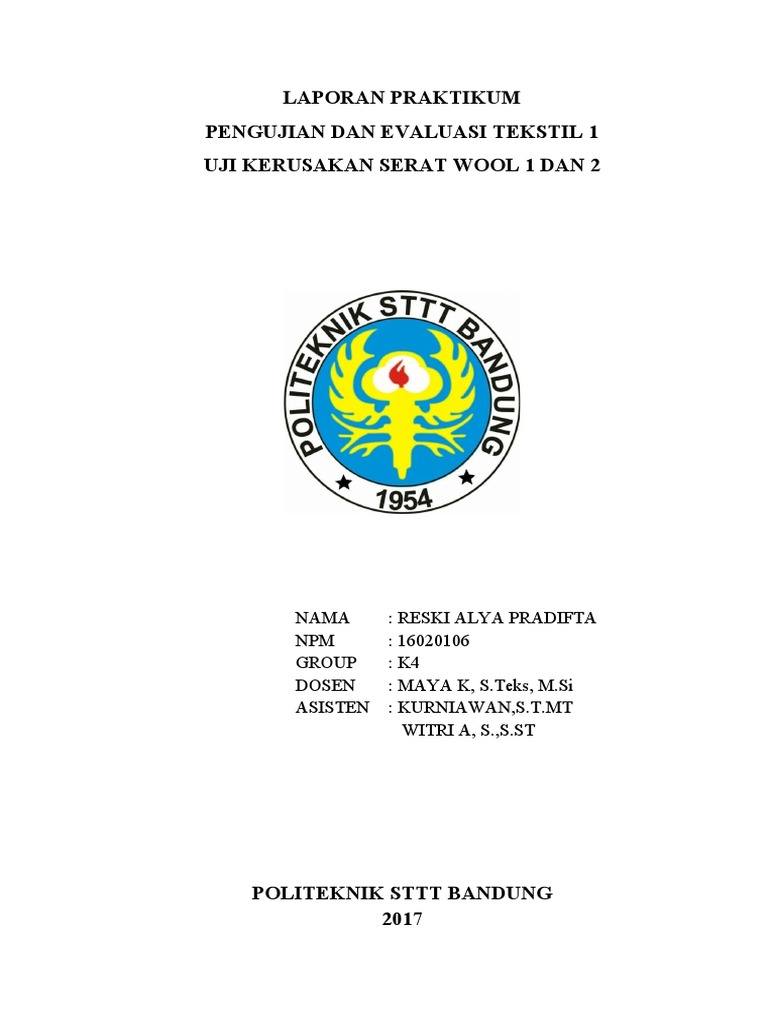 Lap. Prak. Eval WOOL | PDF