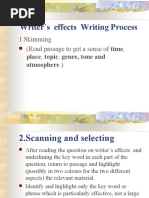 IGCSE English 0500 Journal Writing | PDF | Thought | Feeling