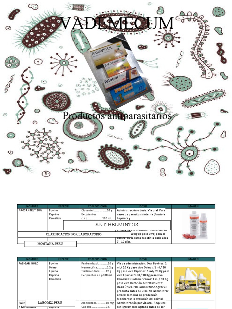 Antihelmintos | PDF | Drogas | Farmacología