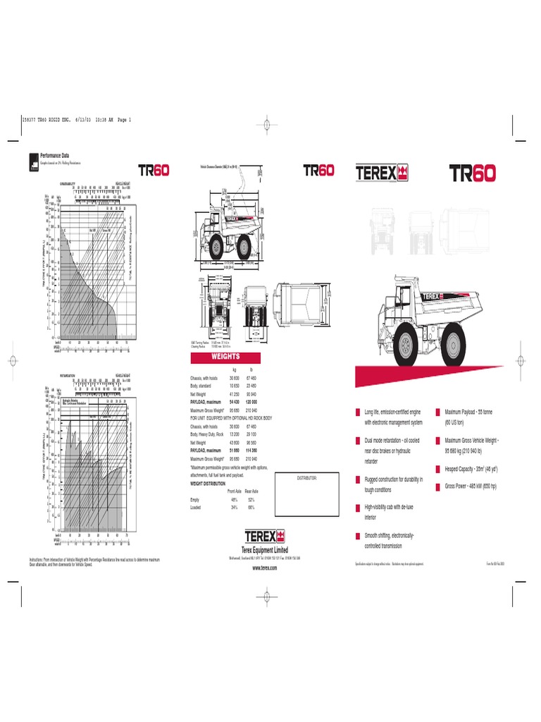 TR60 RIGID ENG. 6/13/03 10:38 AM Page 1: Performance Data | PDF ...