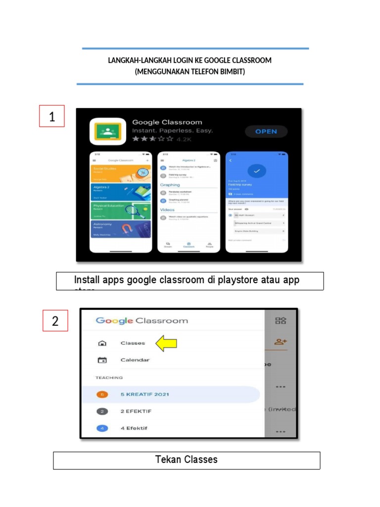 Langkah-Langkah LOGIN GC-HP | PDF