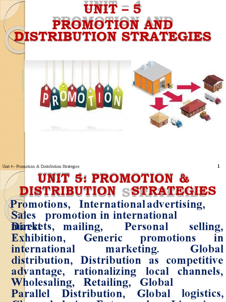 Promotion & Distribution Strategy | PDF | Promotion (Marketing) | Marketing