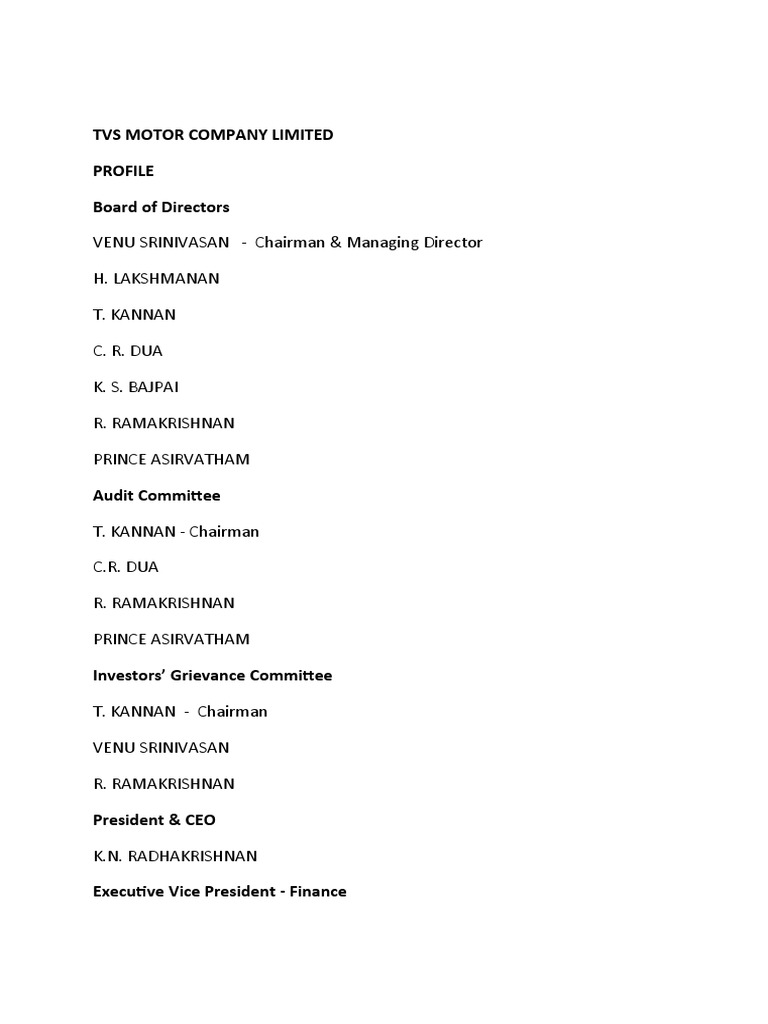 TVS Motor Company Overview and Growth | PDF | Motor Vehicle
