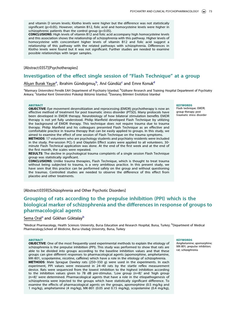 Use of Flash Technique On A Group | PDF | Eye Movement Desensitization ...