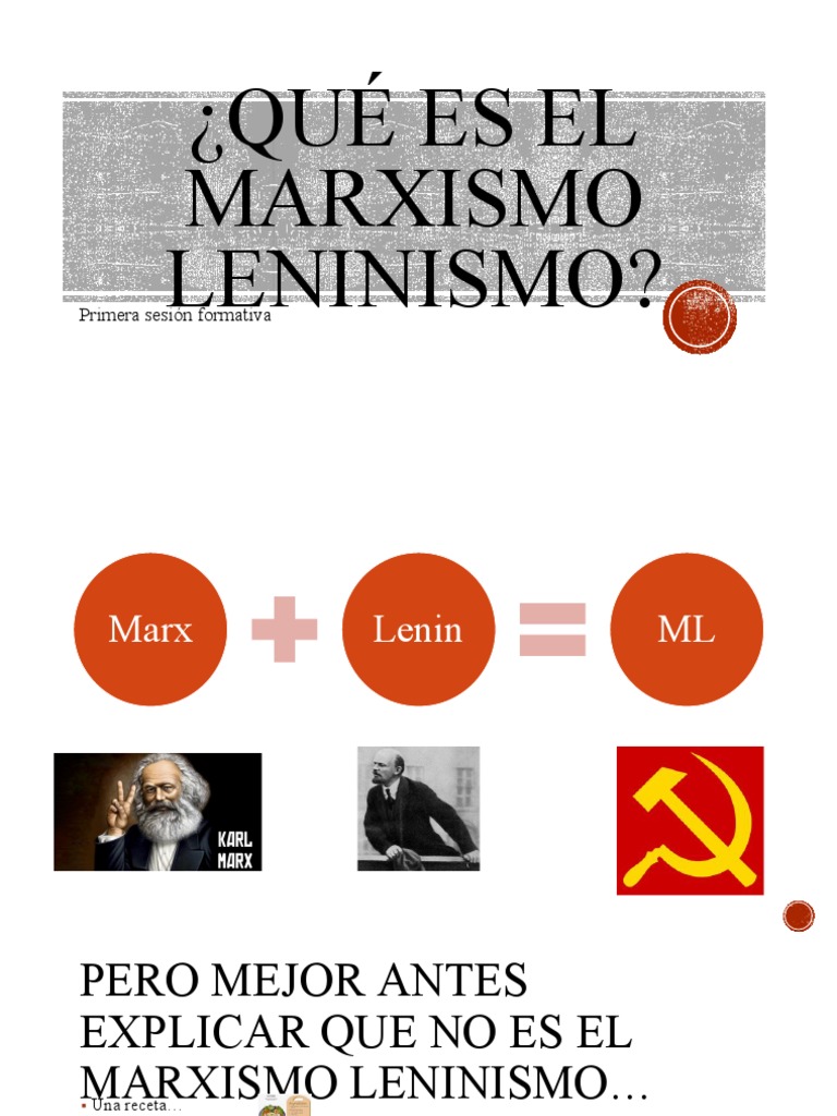 Que Es El Marxismo Leninismo | PDF | marxismo | leninismo