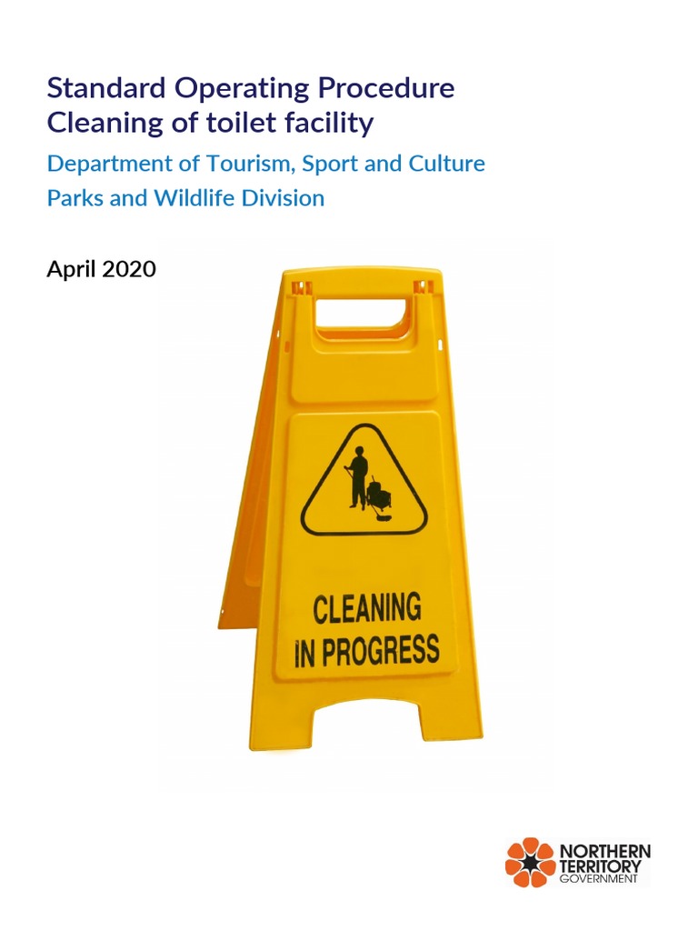 Standard Operating Procedure Cleaning of Toilet Facility | PDF ...