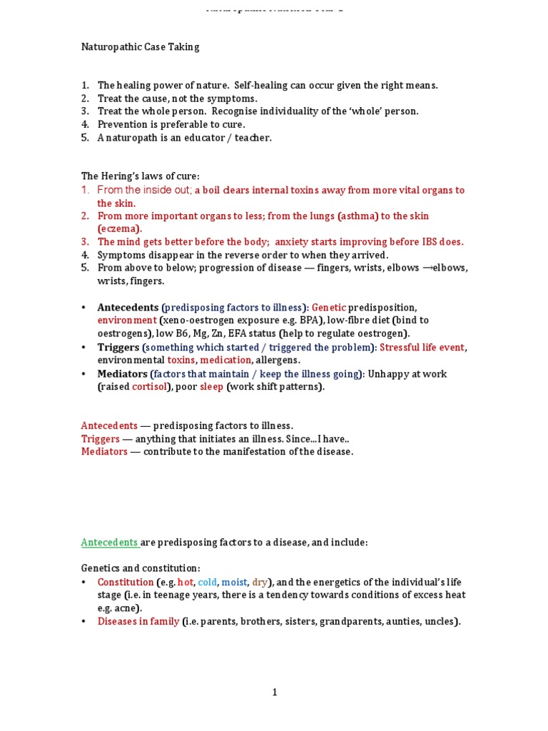 Naturopathic Case Taking | PDF | Human Feces | Nail (Anatomy)