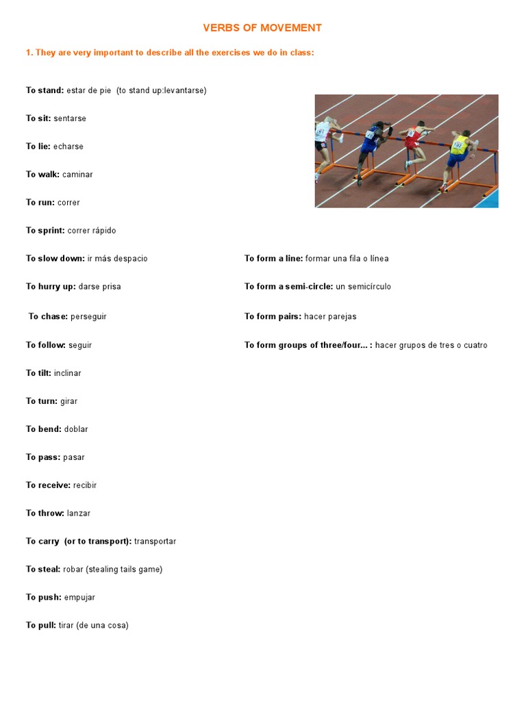 Verbs of Movement & Prepositions | PDF