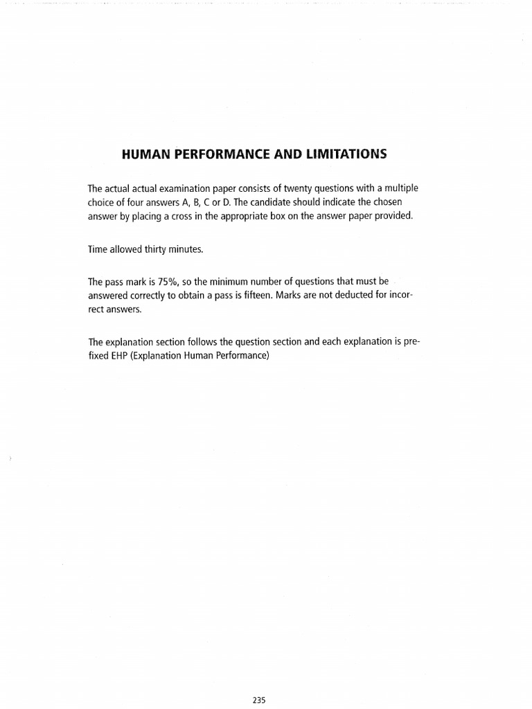 Human Performance | PDF
