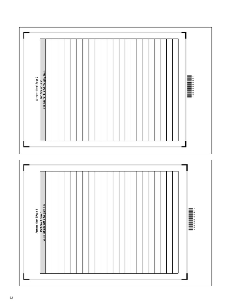C1 Advanced Writing Answer Sheetevj57j | PDF