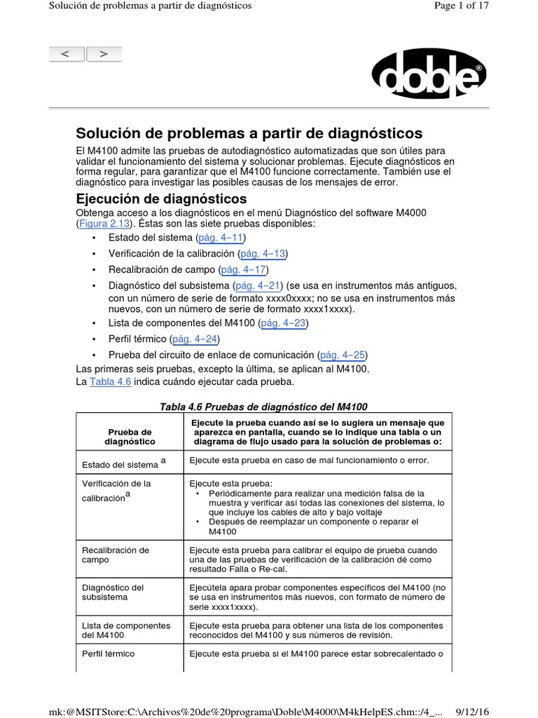 Mk Msitstore C Archivos De Programa Doble M4000 M4khelpes Pdf Calibración 