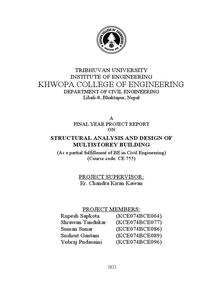 PG3CKK Final Year Project - Defense Report | PDF | Structural Load | Earthquake Engineering