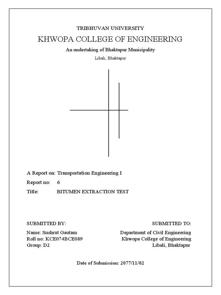 6bitumen Extraction Test | PDF | Asphalt | Road Surface