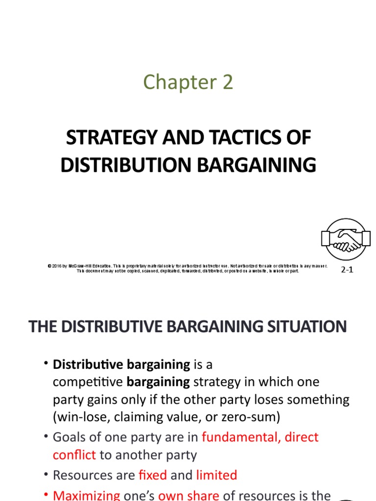 Slides-Unit 2 (Chapter2) HS | PDF | Negotiation | Bargaining