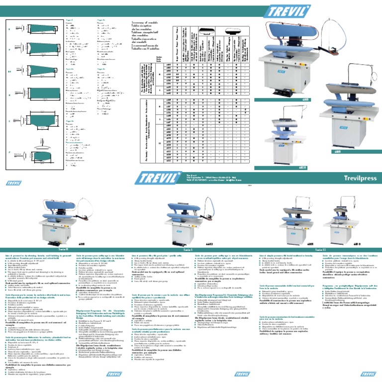 Trevil Presses Specification | PDF