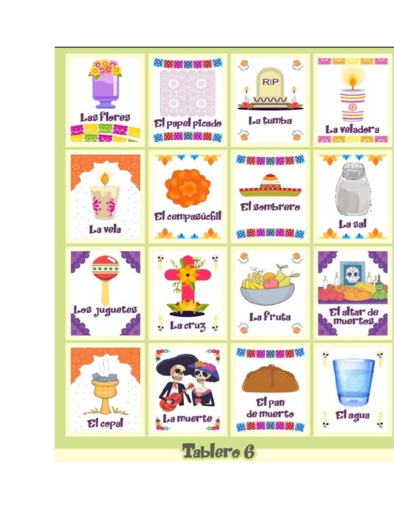 Loteria de Dia de Muertos | PDF
