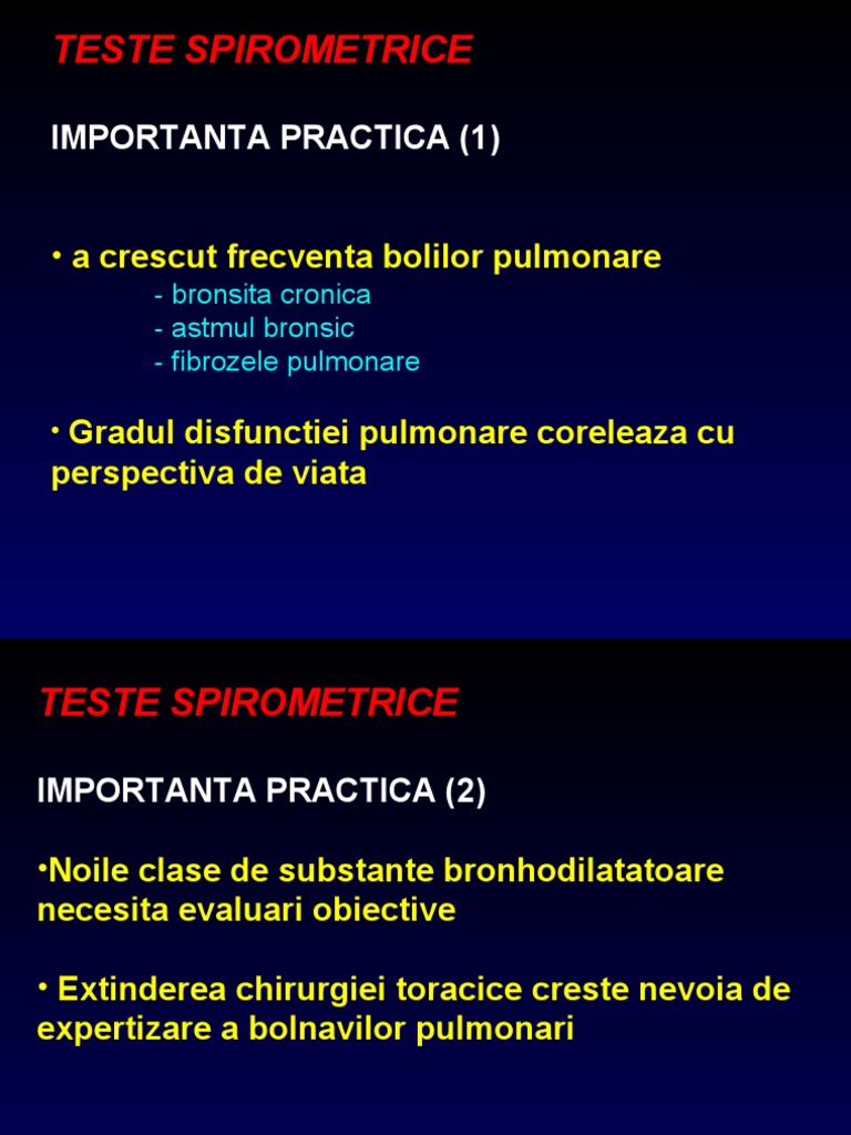 Spirometrie | PDF | Respiration | Health Care